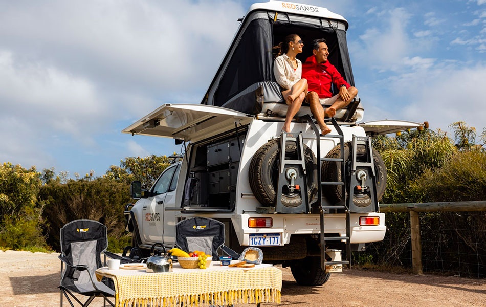 Australien: RedSands Campers, exklusive 4x4 / 4WD mit Dachzelt ...